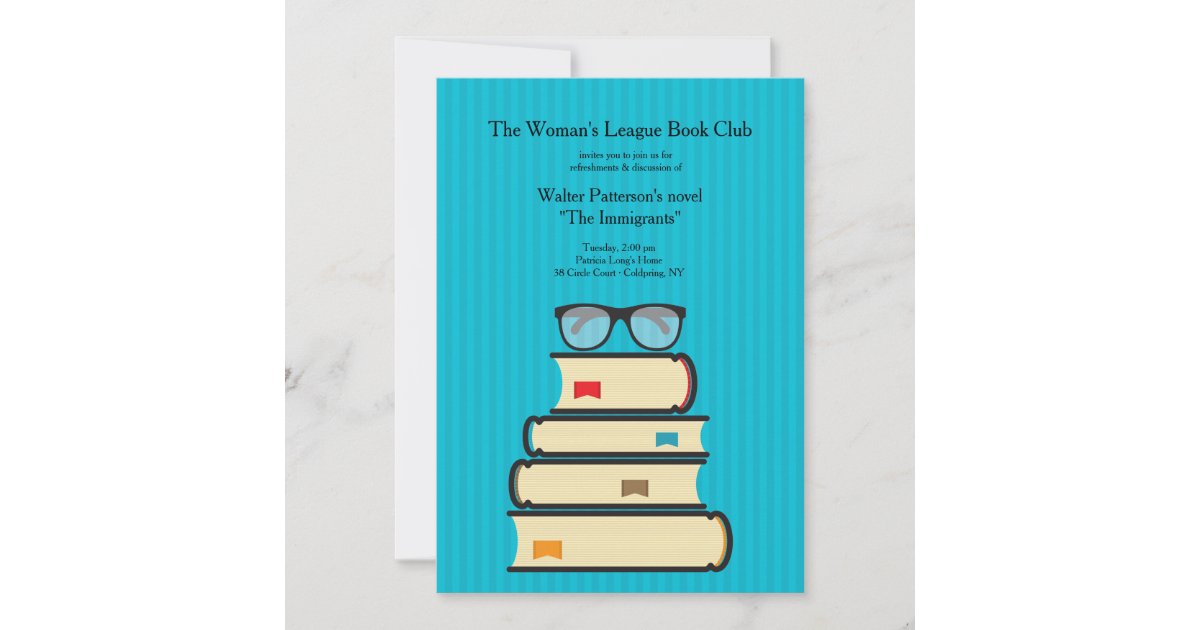 Book Club Invitation | Zazzle