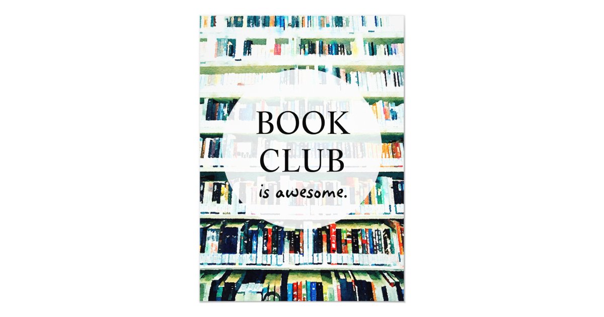 Book Club Personalized Invitation | Zazzle.com