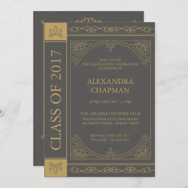 Book Cover Editable Color Graduate Announcement | Zazzle