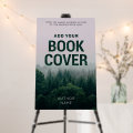 Book Cover Photo Book Signing Promotional Sign | Zazzle