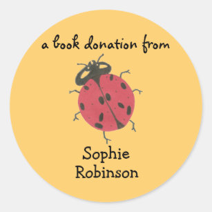 Donation Bookplates & Labels | Zazzle