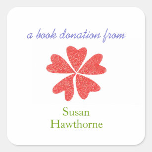 Donation Bookplates & Labels | Zazzle