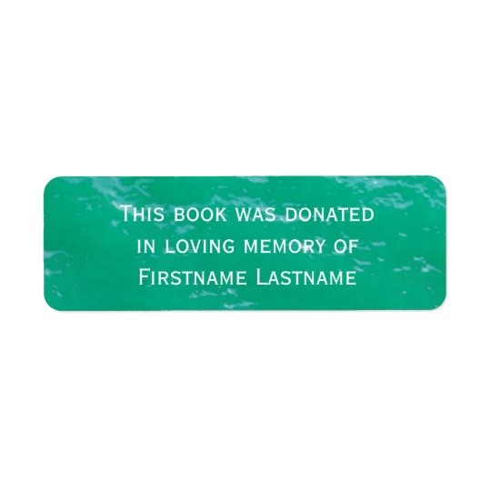 Book Donation Sticker Water | Zazzle.com