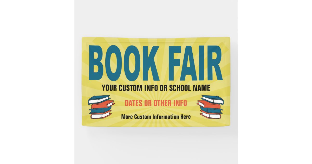 Book Fair Event Banner | Zazzle