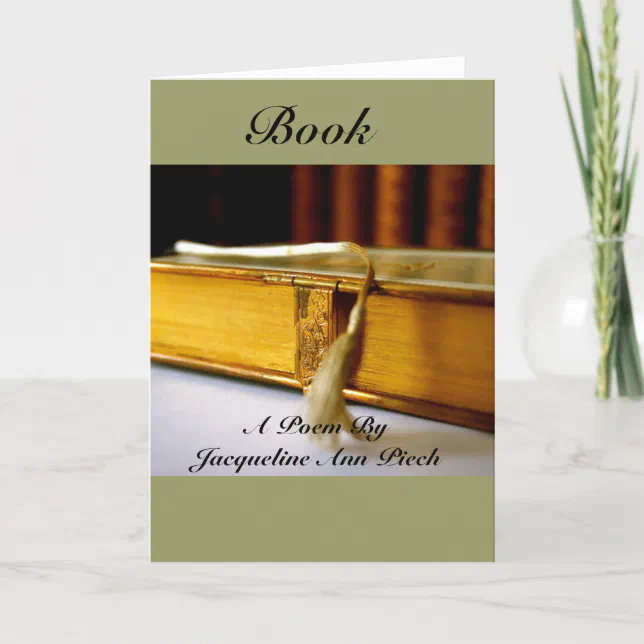 Book Greeting Card | Zazzle
