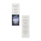 Book Launch Author Promotional Mini Bookmark Card | Zazzle