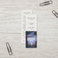 Book Launch Author Promotional Mini Bookmark Card | Zazzle