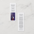 Book Launch Author Promotional Mini Bookmark Card | Zazzle