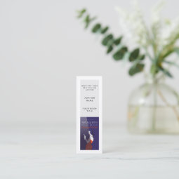 Book Launch Author Promotional Mini Bookmark Card | Zazzle