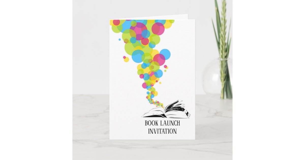 Book Launch Invitation | Zazzle
