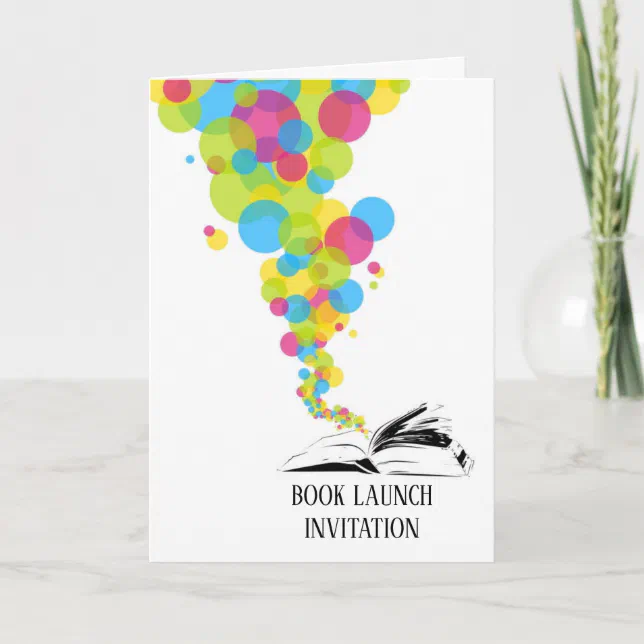 Book Launch Invitation | Zazzle