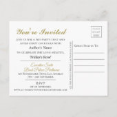 Book Launch Invite Only Signing Party Invitation | Zazzle