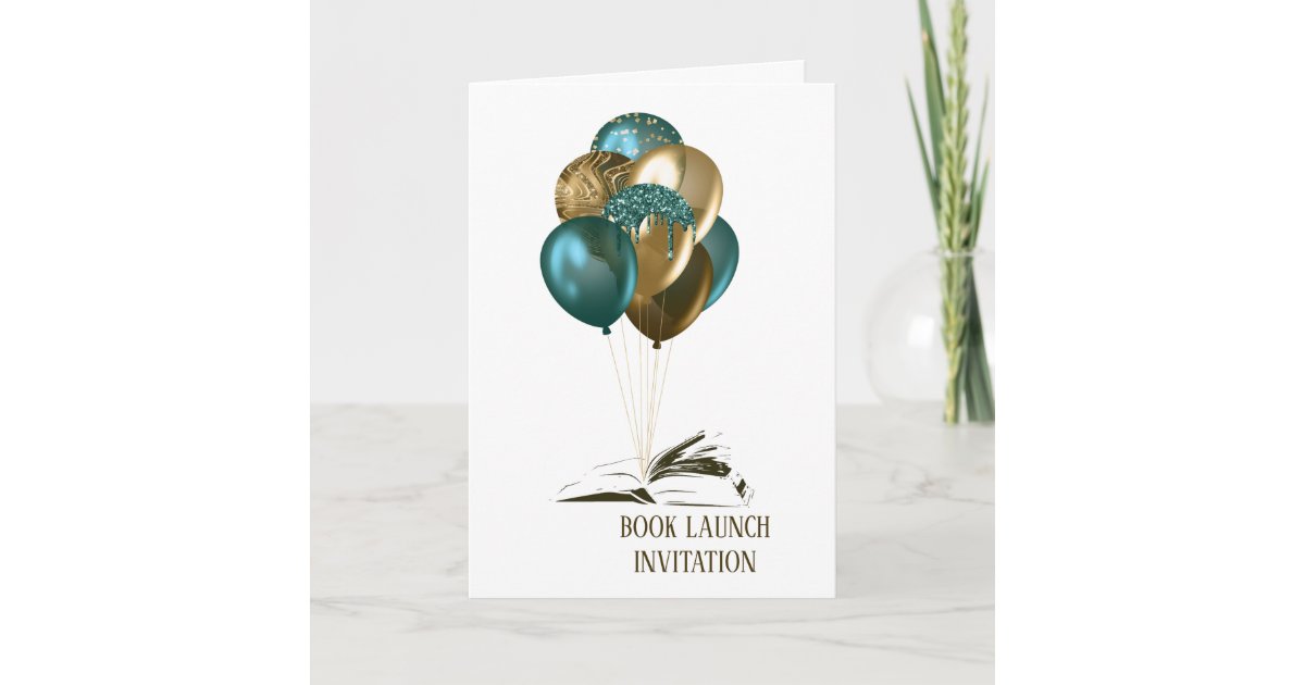 Book Launch Party Invitation | Zazzle