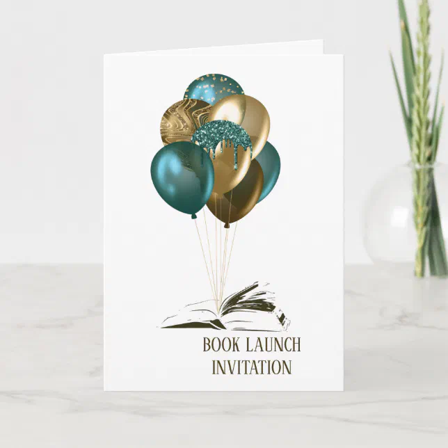 Book Launch Party Invitation | Zazzle