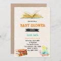 Book library baby shower invitation | Zazzle