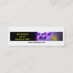 Book mark - Proud Peacock Mini Business Card | Zazzle