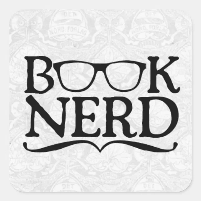 Book Nerd Stickers | Zazzle