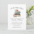 Book New Chapter Floral Bridal Shower Invitation | Zazzle