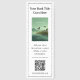 Book New Release Publisher Promotional QR Code Bookmarks | Zazzle