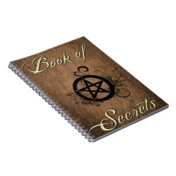 Book of Secrets notebook | Zazzle