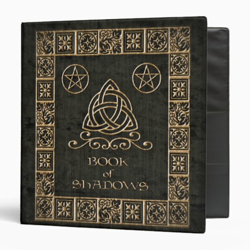 Book of Shadows 3 Ring Binder | Zazzle