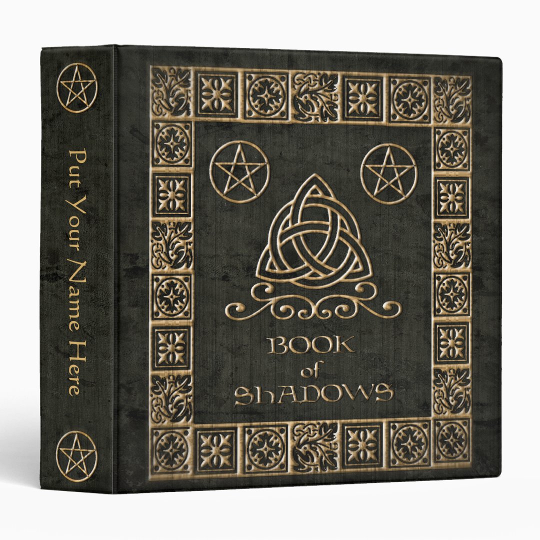 Book of Shadows 3 Ring Binder | Zazzle