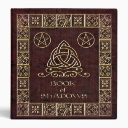 Book of Shadows 3 Ring Binder | Zazzle