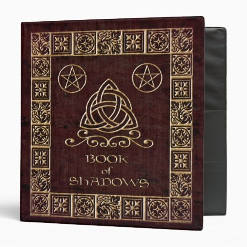 Book of Shadows 3 Ring Binder | Zazzle