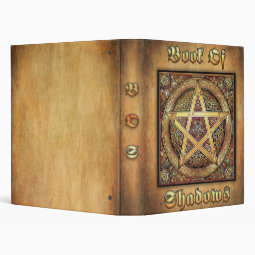 BOOK OF SHADOWS BINDER | Zazzle