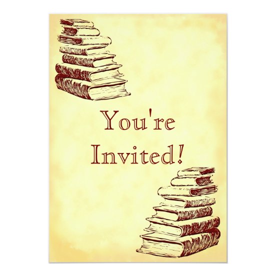 Reading Club Invitations | Zazzle