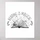 Book Reading Reading Is Magical Poster | Zazzle