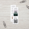 Book Release Promo Author Photo Mini Bookmark Card | Zazzle