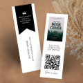 Book Release QR Code Marketing Mini Bookmark Card | Zazzle