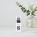Book Release QR Code Marketing Mini Bookmark Card | Zazzle