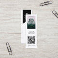 Book Release QR Code Marketing Mini Bookmark Card | Zazzle