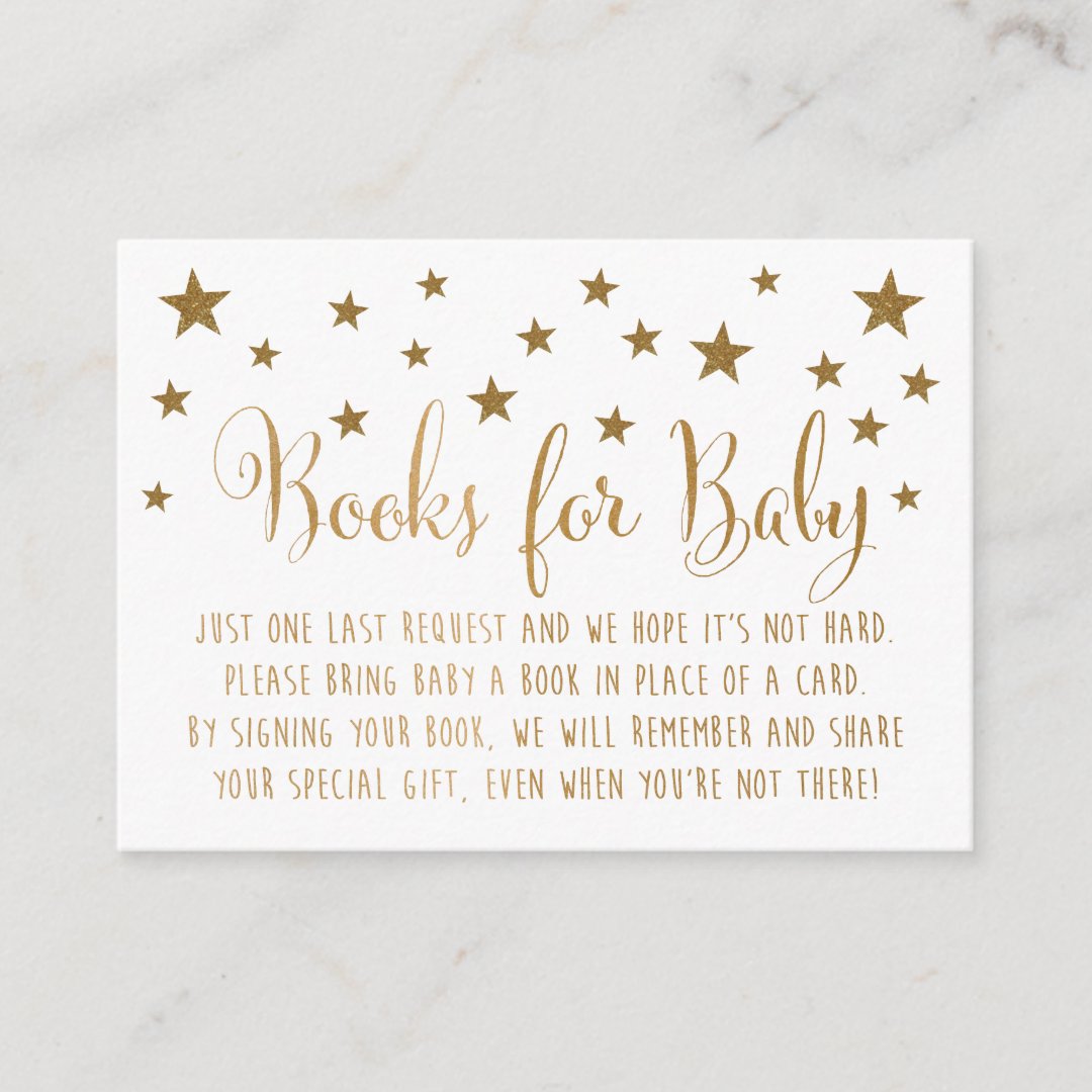 Book Request Insert Card | Zazzle