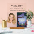 Book Signing | Author Book Launch Promotional Acrylic Sign | Zazzle