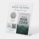 Book Signing Event Book Cover Author Photo Pedestal Sign | Zazzle