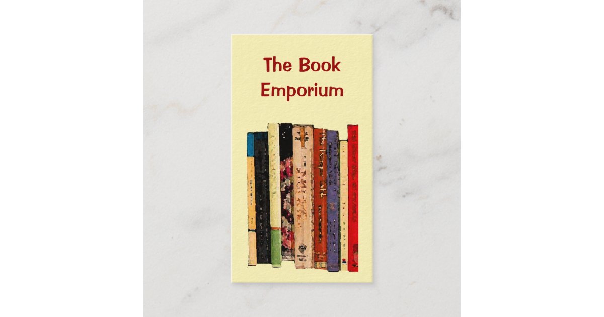 Book Store Business Card | Zazzle