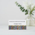 Book store Punch card Business Card | Zazzle