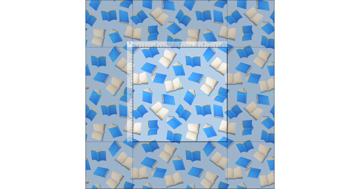 Book Themed Fabric | Zazzle