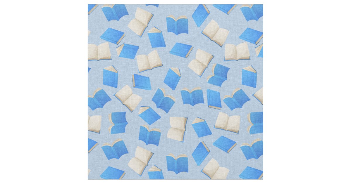Book Themed Fabric | Zazzle