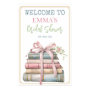Book Themed Welcome Sign | Zazzle