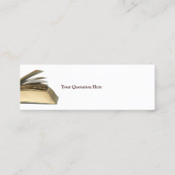 Book Writer/Editor business card | Zazzle
