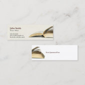 Book Writer/Editor business card | Zazzle