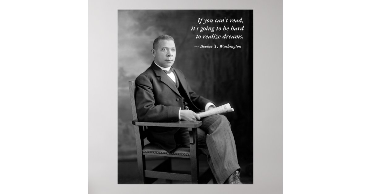 Booker T. Washington Poster | Zazzle