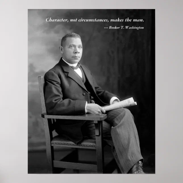 Booker T. Washington Quotation Poster | Zazzle