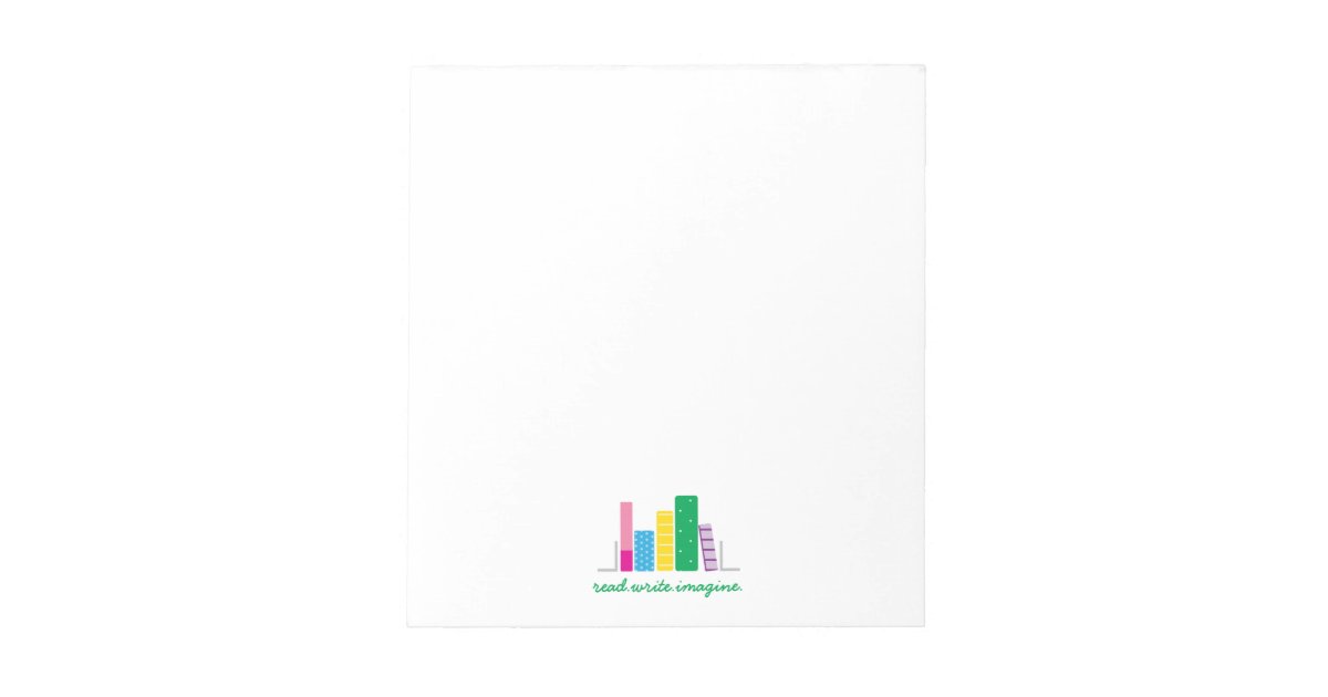 Bookish Notepad | Zazzle