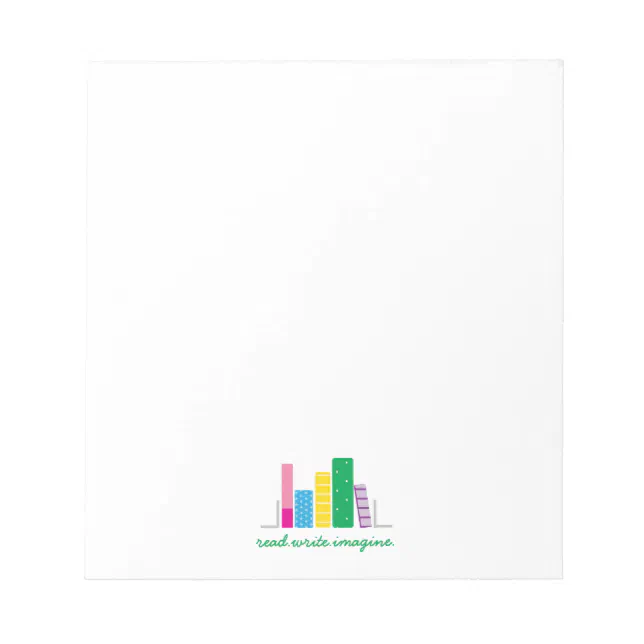 Bookish Notepad | Zazzle