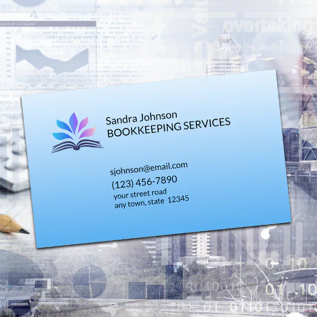 Bookkeeping Services Business Card | Zazzle